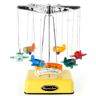 POOM | New 비행기 오르골(옐로우)