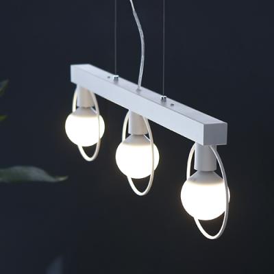 POOM | [LED] 네스트 3등 펜던트-화이트