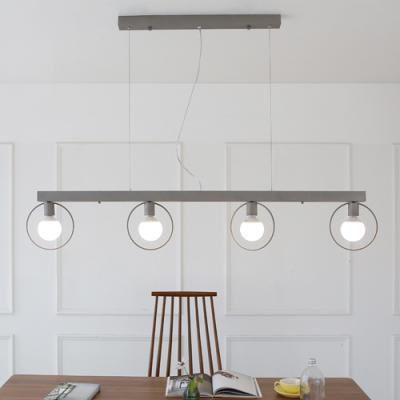 POOM | [LED] 네스트 4등 펜던트-블랙or그레이