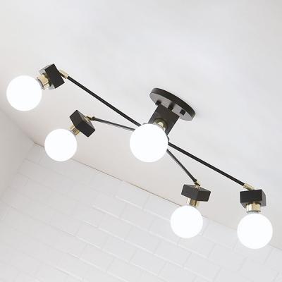 POOM | [LED] 미숑8등 직부등-라운드형-2color오픈마켓용