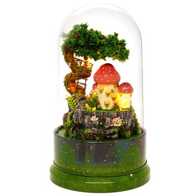 POOM | [adico]DIY 미니어처 오르골 돔하우스 - 머쉬룸하우스