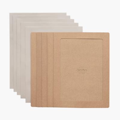 POOM | 페이퍼프레임 플레인 기프트 세트- A4 크라프트 5매