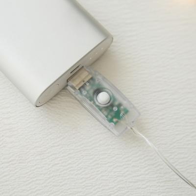 POOM | LED 3M 화이트앵두usb전구 (8패턴점멸)