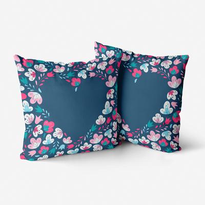 POOM | 여름 하트 일러스트 쿠션 CET40D