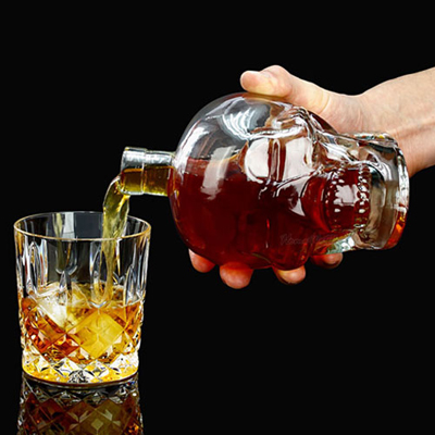 POOM | Crystal Skull bottle(해골 유리병) 350ml