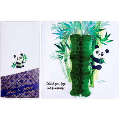 POOM | 유리컴 돈봉투 허니콤 대나무