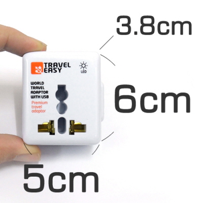 POOM | USB고급일체형 멀티아답터 (전세계용) 트레블이지