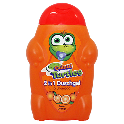 POOM | 키즈 터틀스 샤워 & 샴푸 300ml - 스위트오렌지