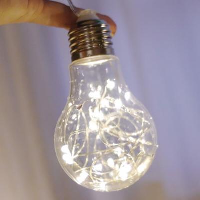 POOM | LED 와이어 에디슨전구 1구 20P 웜노랑 (방수)