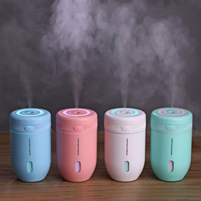 POOM | 큐브컵 USB 무드등 미니 가습기