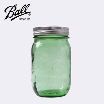 POOM | 볼 메이슨자 퍼펙션 그린 유리병 쿼터 950ml 1p