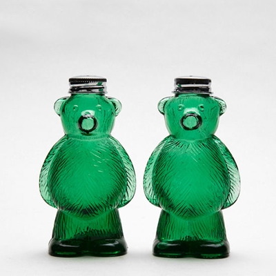 POOM | Design Life 곰돌이 소금 후추병 2P세트- 그린