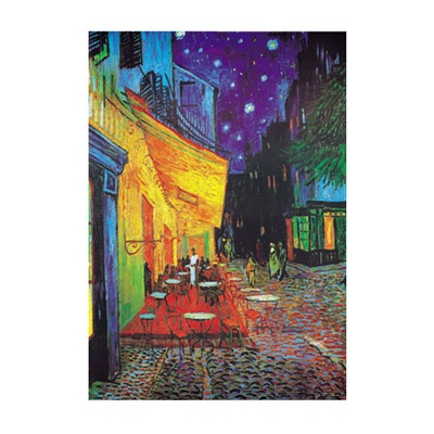 POOM | 직소퍼즐 500-12- 밤의 카페테라스 500조각 선물 취미 장식 액자