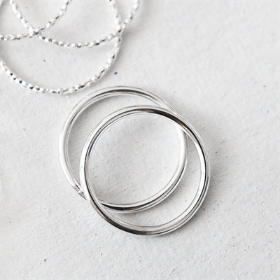 POOM | [실버925] 심플한 레이어드 실버링(1.5mm)