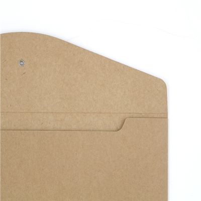 POOM | 종이 단추 봉투 (가로형) - A4