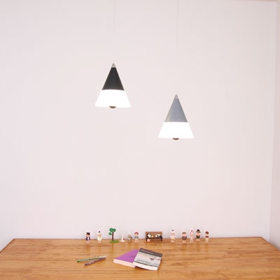 POOM | boaz 꼬깔 팬던트(10W) LED 식탁 카페 인테리어 조명
