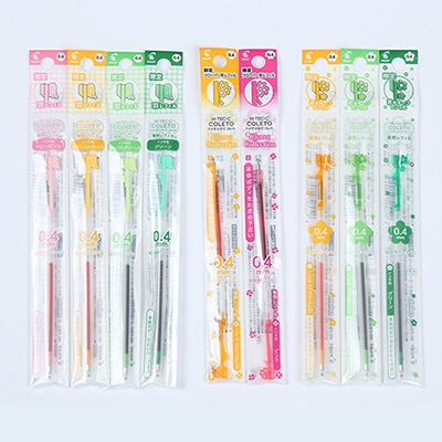 POOM | 하이테크씨 디자인 콜레토 리필잉크 0.4mm-엔젤,클로버,플라워