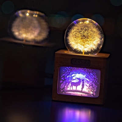 POOM | LED무드등 민들레 수유등 취침등 인테리어소품