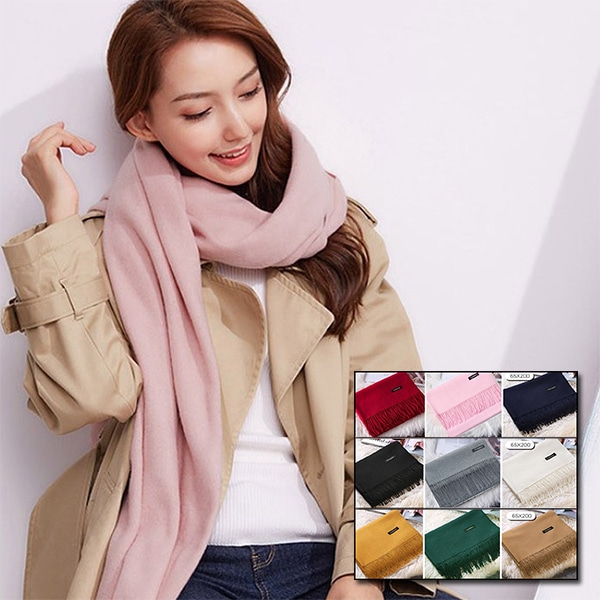 POOM | 9색 캐시미어 목도리 머플러 남녀공용