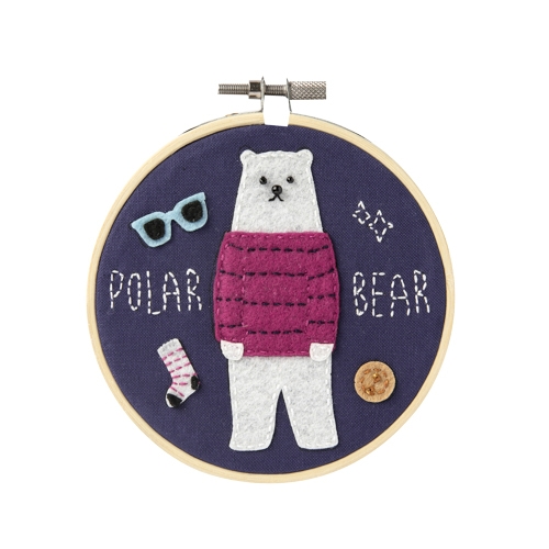 POOM | DIY펠트자수키트 네이비폴라베어 (16007763)