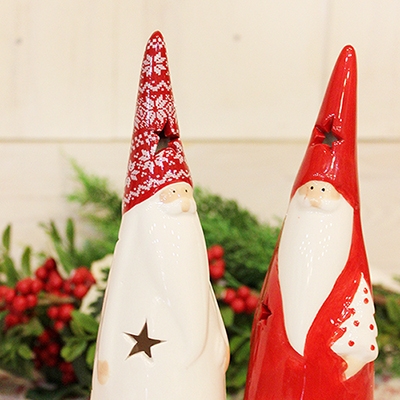 POOM | 데코 트윈산타 촛대 2p set