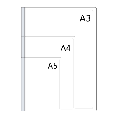 POOM | 쫄대화일 둥근쫄대화일 A5 A4 A3 20매/10매묶음