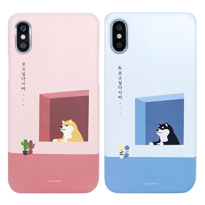 POOM | 시로앤마로 커플 슬림핏 케이스 갤럭시S10 5G