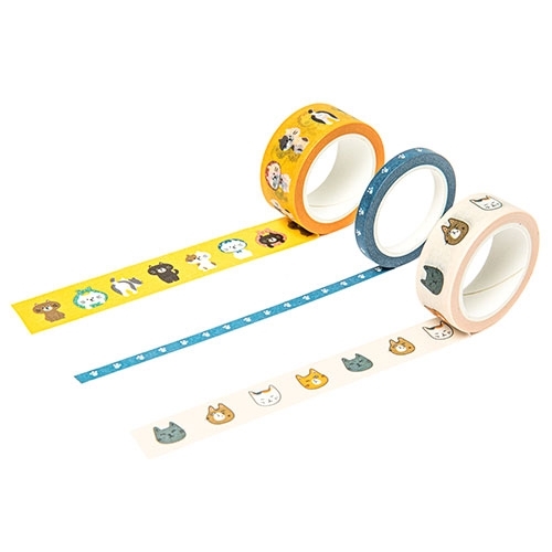 POOM | 고양이(20+5+15)mm세트 마스킹테이프 (16008609)