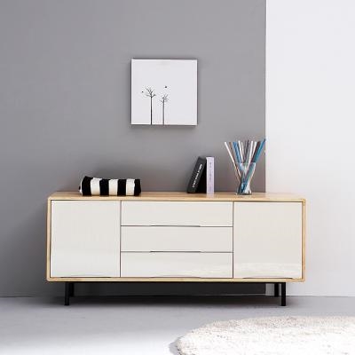 POOM | 높은 3단 거실수납장 1500 TV다이 티브다이 원목거실장