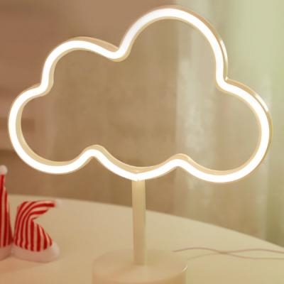 POOM | LED 네온 전구 USB 조명등 (구름)