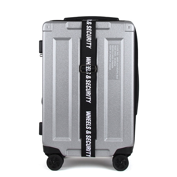 POOM | 휠즈앤 컨테이너 PC 캐리어 28인치 실버