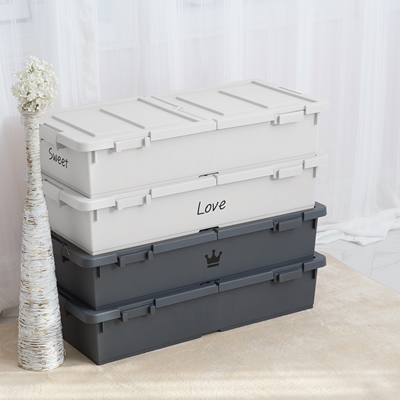 POOM | 트레인 언더베드 리빙박스50L-2P_엔플라스틱