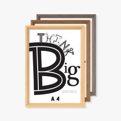 POOM | 네추럴 우드 포토프레임 A4 원목액자