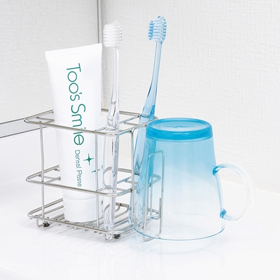 POOM | 슬림 스텐레스 칫솔꽂이 홀더 [BB-083]