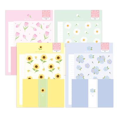 POOM | 1000 꽃을담아편지지(IL)