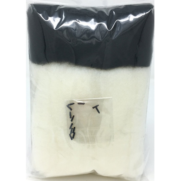 POOM | 하마나카 아크레루 엉덩이얼굴 판다 DIY 키트 양모니들펠트