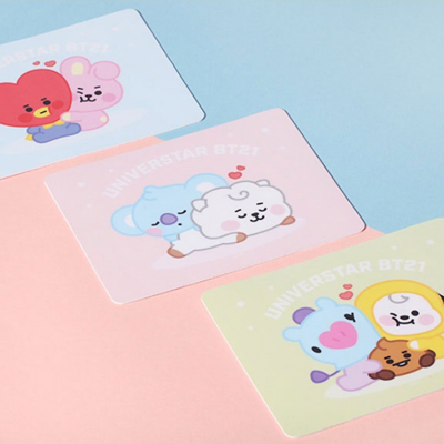 POOM | BT21 장패드 캐릭터 노트북 책상 롱 매트 키보드 마우스 패드 받침대 휴대용 미니