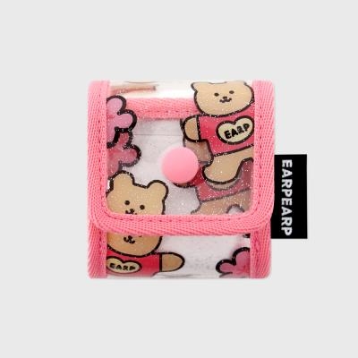 POOM | Blossom bear heart-pink(PVC Air pods)