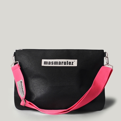 POOM | [숄더스트랩 포함] 225 스트랩 커스텀 크로스백 _ Black