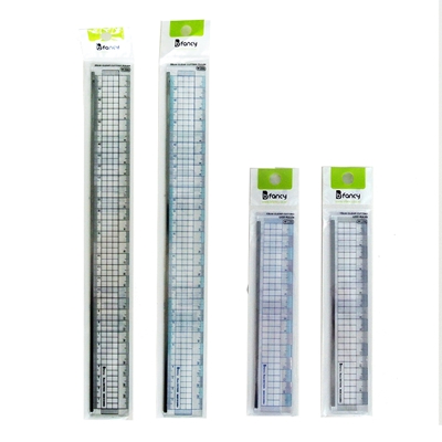 POOM | 비팬시 15cm/30cm 클리어커팅방안자