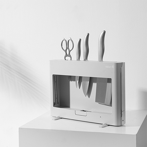 POOM | UVC 칼 도마 살균기 TPU 향균 도마 포함 자외선 살균 건조기