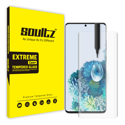 POOM | 갤럭시 S20 플러스 풀점착 UV 강화유리 액정보호필름