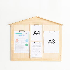 POOM | 피터 A3 지붕형 3칸 게시판