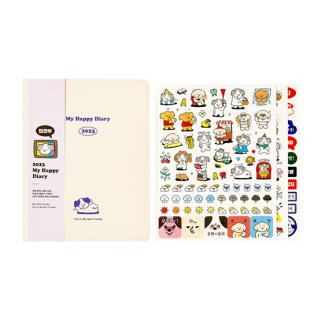 POOM | 2023 멍뭉이 다이어리 퍼플 (04011805)