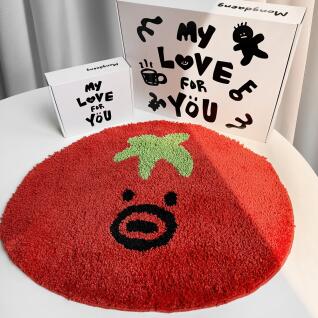 POOM | Mustache Red Tomathew Rug 웅이 토매튜 러그