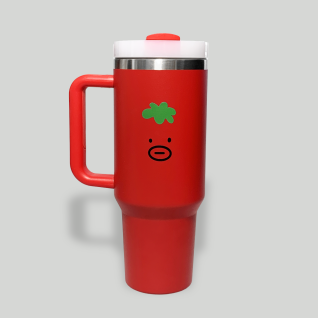 POOM | Mustache Red Tomathew tumbler 웅이 토매튜 텀블러 1.18L