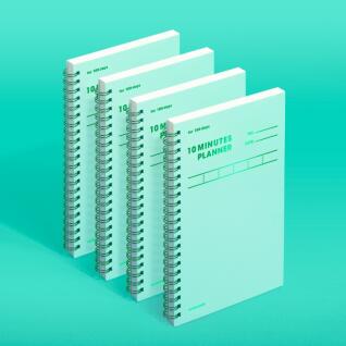 POOM | 텐미닛 플래너 100DAYS 컬러칩 - 그리너리 4EA