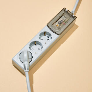 POOM | 3구 고용량멀티탭 접지 누전차단기 멀티콘센트 전선 (20A) 2M 3M 5M