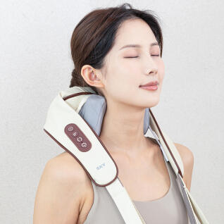 POOM | 3D 온열 목 안마기 승모근 어깨 마사지기 EM10