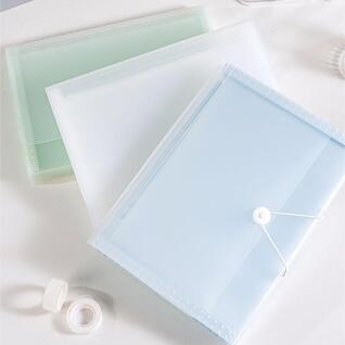 POOM | 델리 투명 아코디언 12분류 밴드 파일 A4